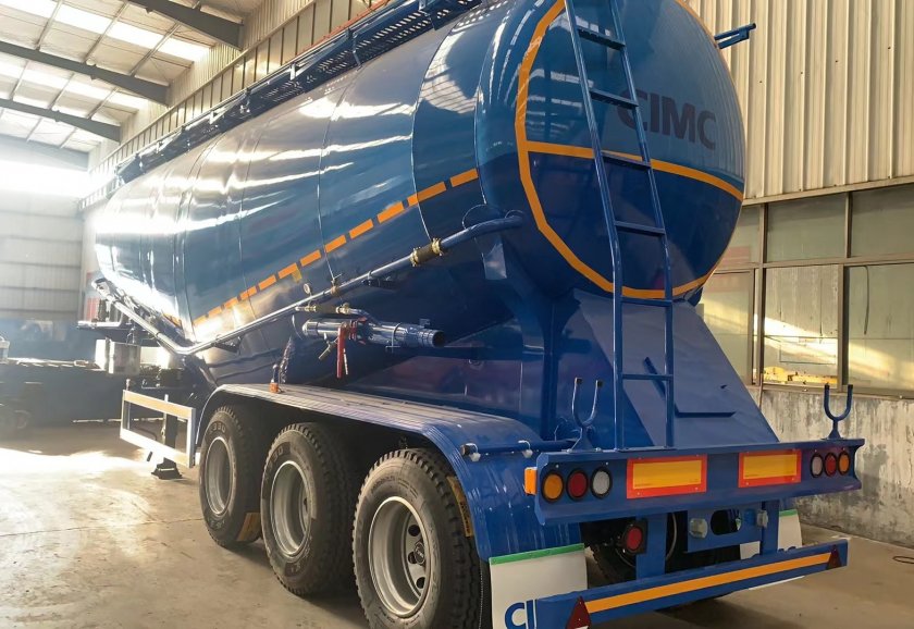 CIMC 3 Axle 45m³ Cement Tank Semi Trailer