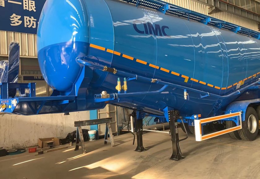 CIMC 3 Axle 45m³ Cement Tank Semi Trailer